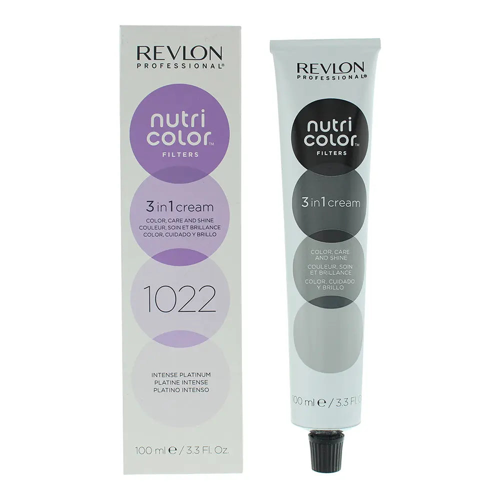 Revlon Nutri Color Filters 1022 Intense Platinum 3 In 1 Hair Colour ...