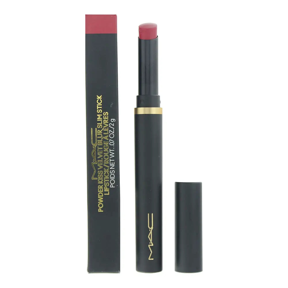 MAC Powder Kiss Velvet Blur Slim Stick 890 Wild Sumac Lipstick 2g ...